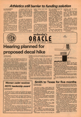 "The Oracle July 19, 1978" by Patty Ryan